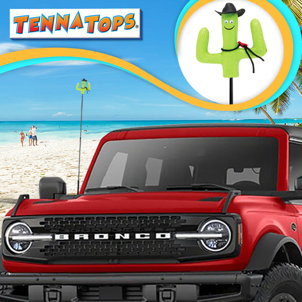 Tenna Tops Cactus Car Antenna Topper - Thin Antenna Fit – HappyBalls.com